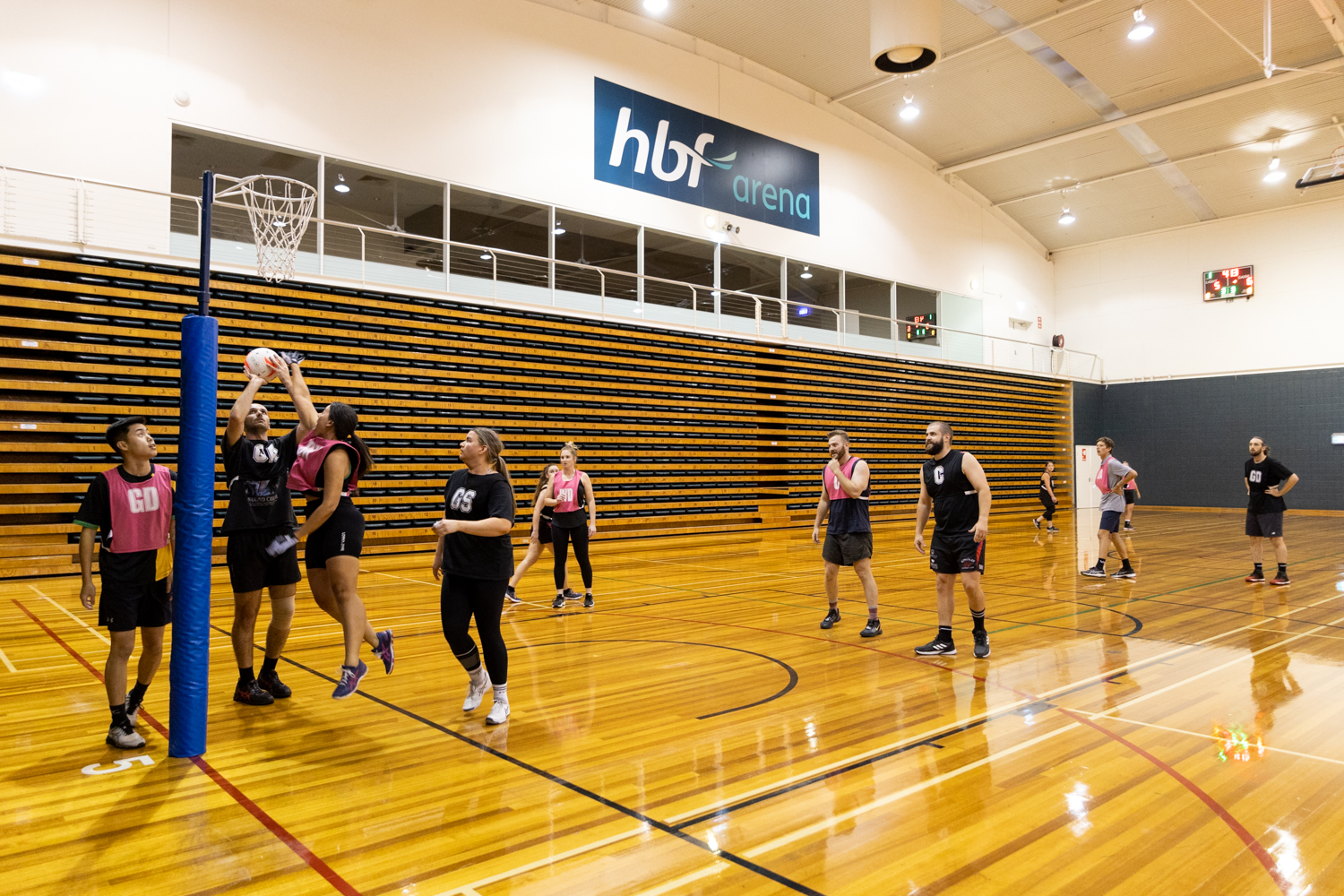 New amenities delivered for HBF Arena's netball and hockey clubs